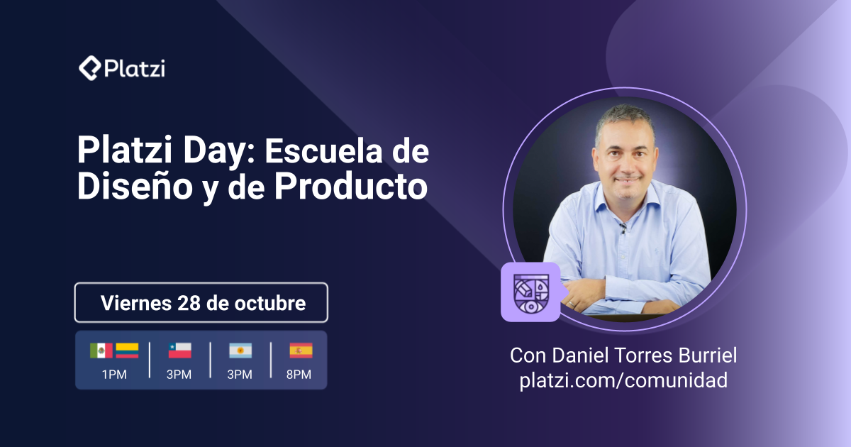 Platzi Day: Escuela de Diseño y de Producto