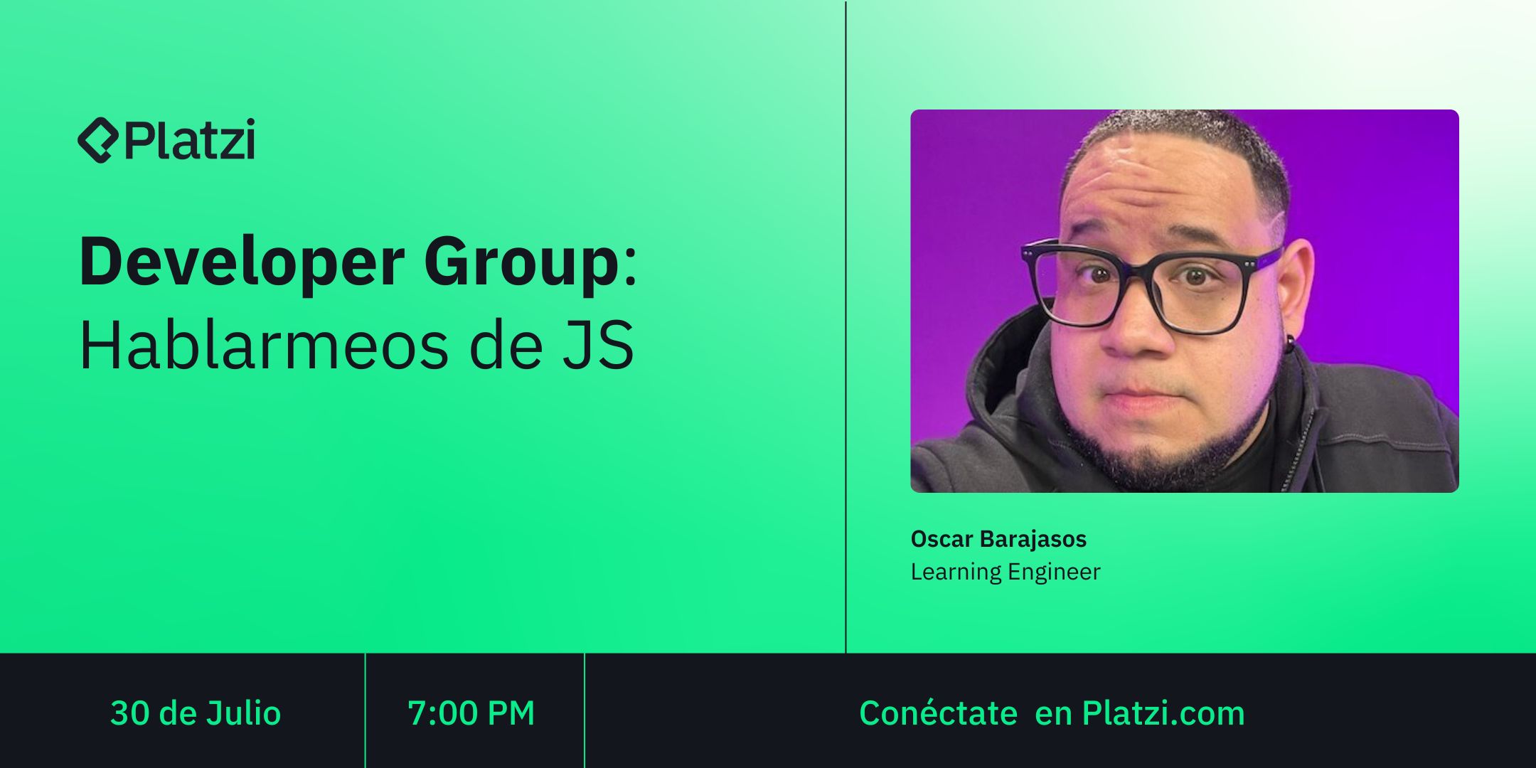 Developer Group: Hablaremos de JS - Platzi
