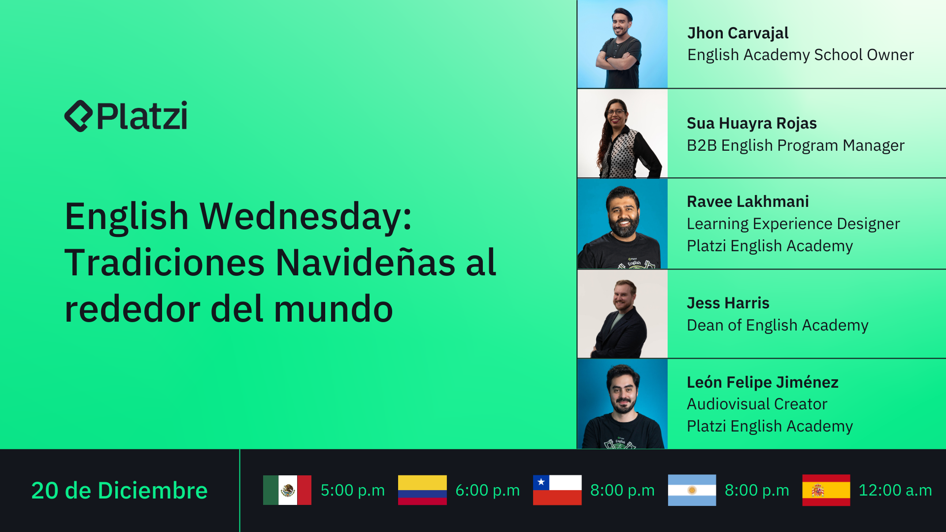 English Wednesday: Tradiciones Navideñas alrededor del mundo - Platzi