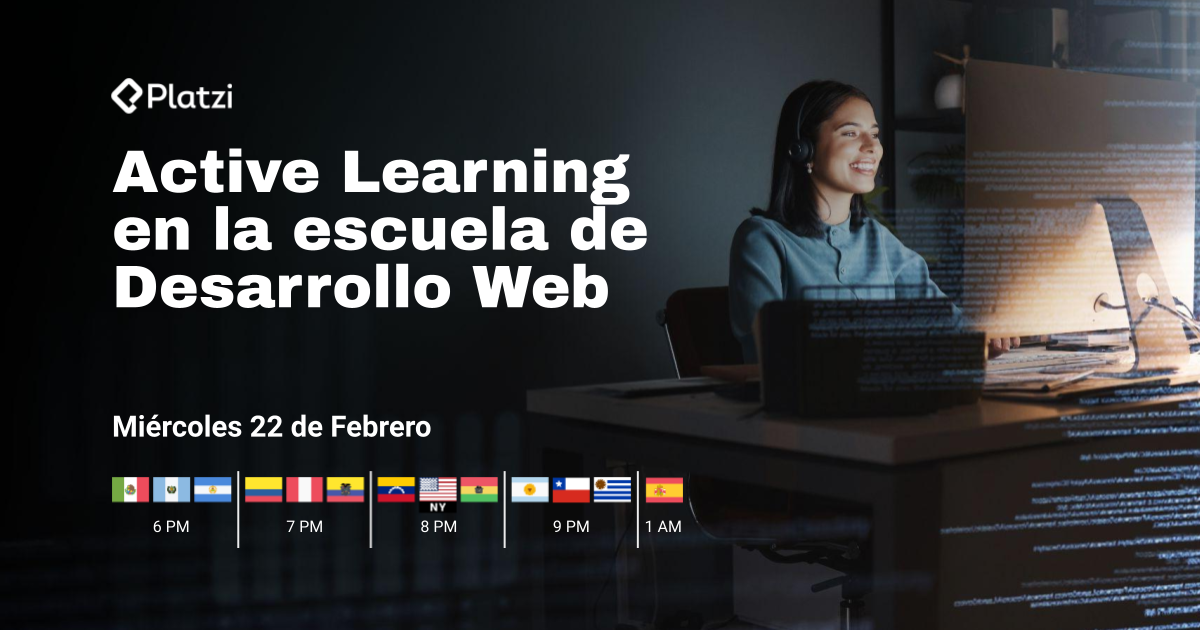 Active Learning en la escuela de Desarrollo Web - Platzi