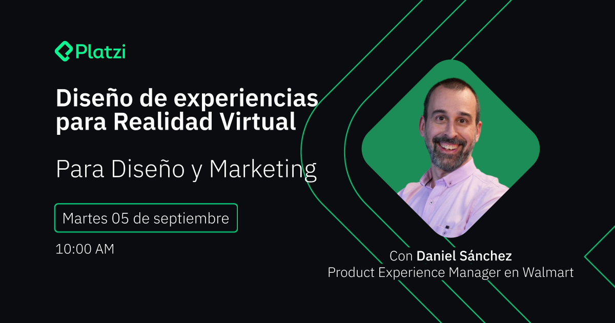 Diseña experiencias y campañas para Realidad Virtual - Platzi