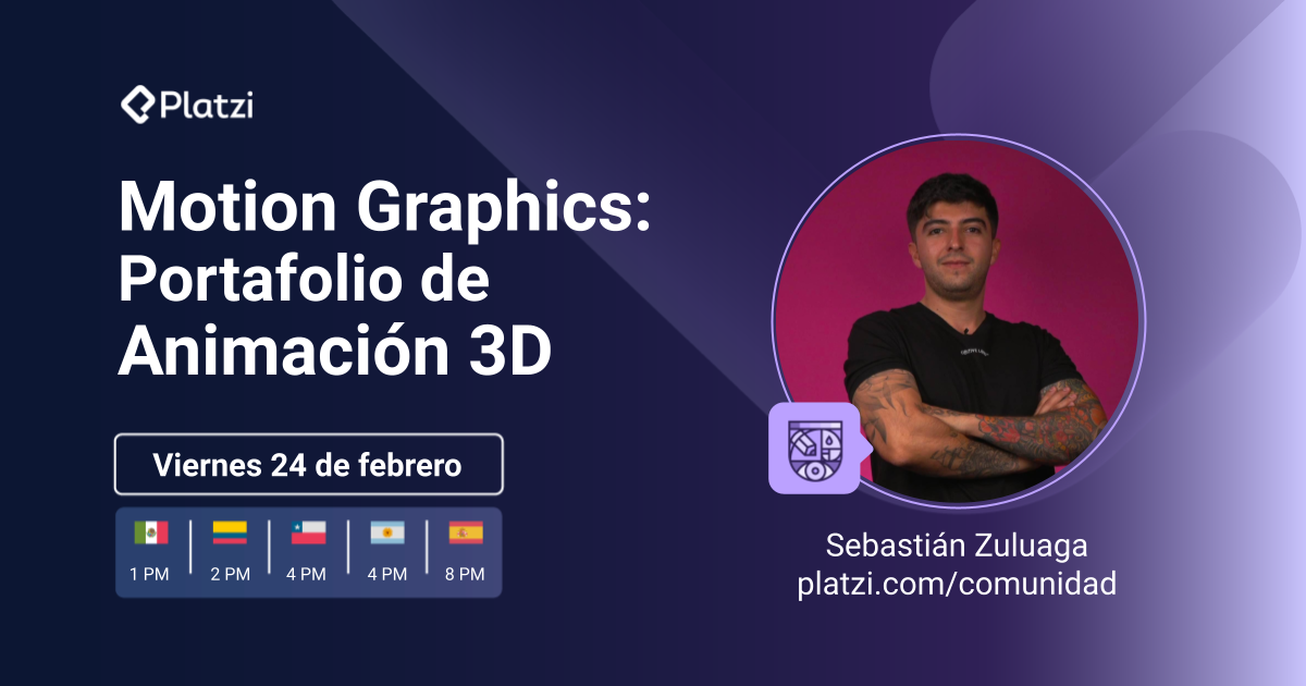 Motion Graphics: Portafolio de Animación 3D