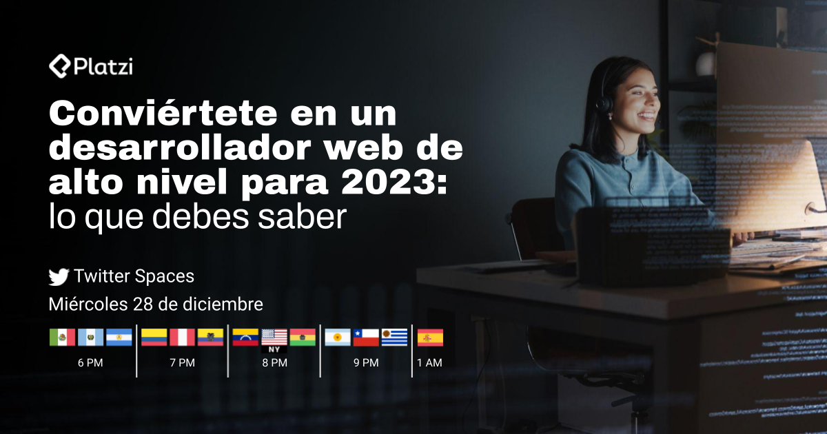 Conviértete en un desarrollador web de alto nivel para 2023