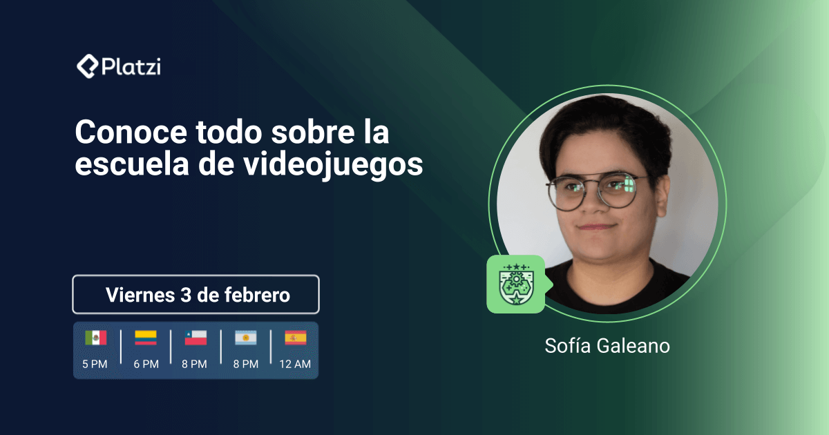Conoce todo sobre la escuela de videojuegos - Platzi