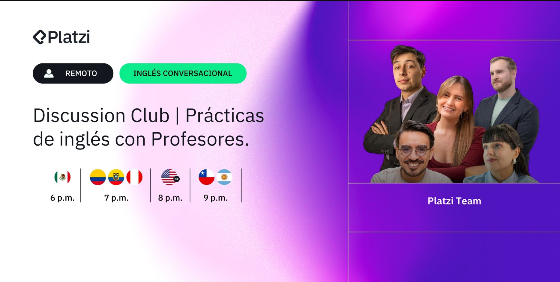 Platzi English | Discussion club | B2-C1