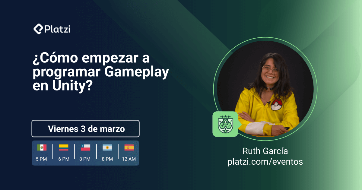 Conoce lo fundamental de Unity para crear juegos - Platzi